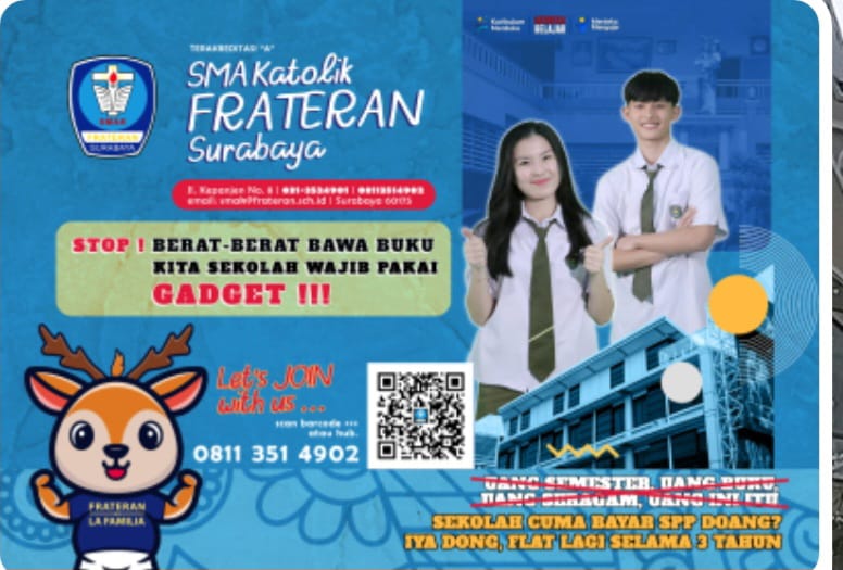 Ayo Masuk SMAK Frateran Surabaya, Sekolah Dengan Sederetan Prestasi ...